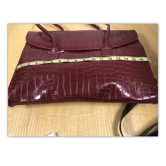 unbranded | Bags | Unbranded Women Business Bag Red Texture | Poshmark